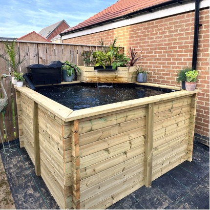 Raised Wooden Ponds - Rutland County Garden Furniture