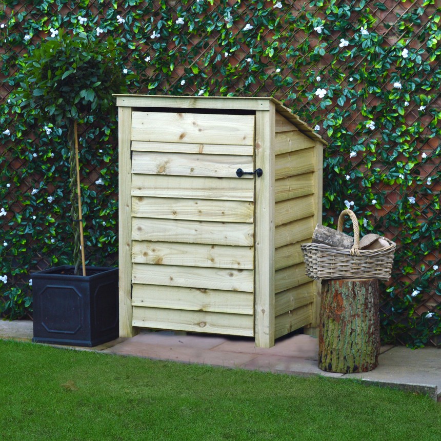 Burley Log Store Door - Rutland County Garden Furniture