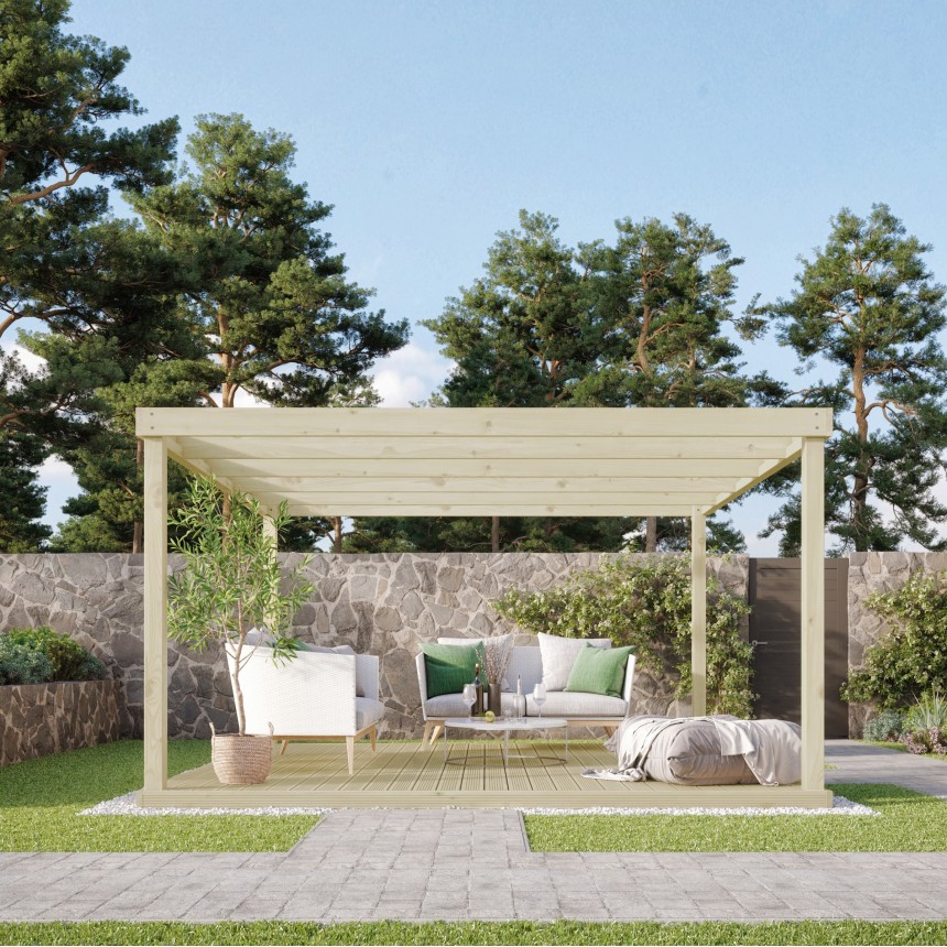 Box Pergola & Decking Kit: Transform Your Outdoor Space - Rutland ...