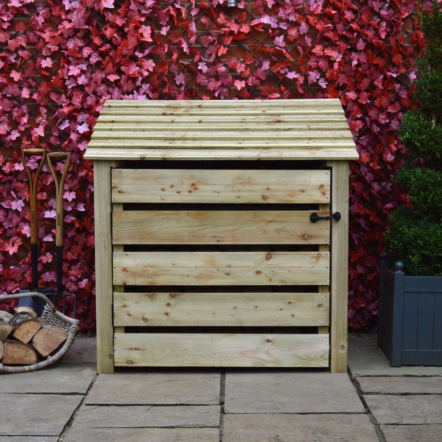 Greetham Log Store Door - Rutland County Garden Furniture